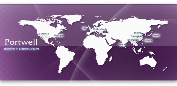 Portwell - Niederlassungen